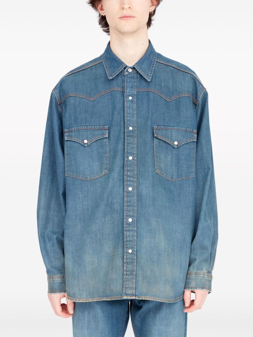 MAISON MARGIELA americana denim shirt