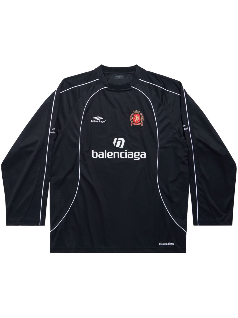 BALENCIAGA BB 24ss サッカーロンT サイズM Balenciaga Soccer Long-sleeve T-shirt - Black | Editorialist