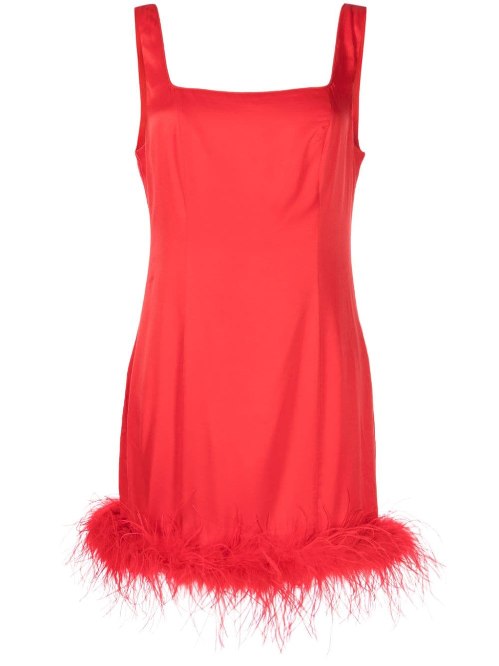 red dress mesh Edwina Knotted Mesh Maxi Dress - Red