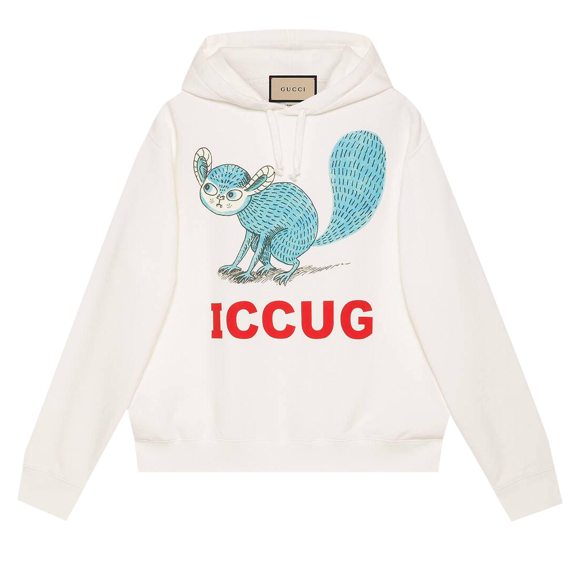 Gucci Iccug Animal Print Sweatshirt Freya Hartas - Yellow