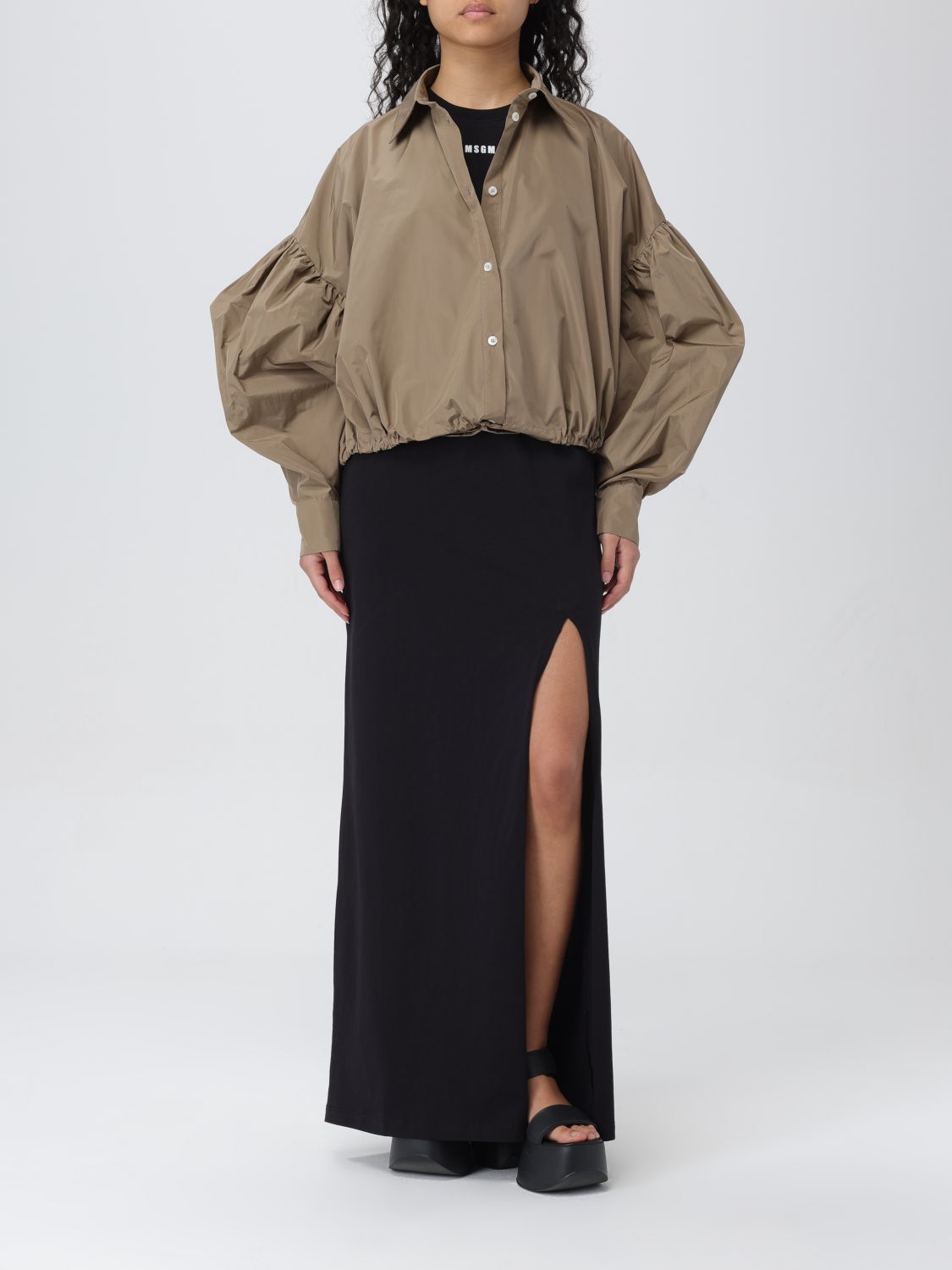 MSGM MSGM Maxi Dress with Slit