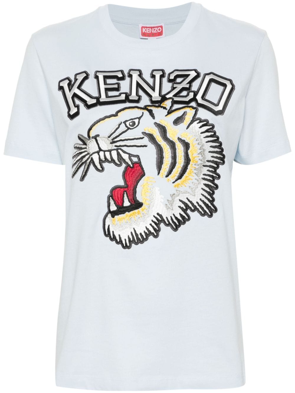 KENZO Kenzo Embroidered-Logo Cotton T-Shirt