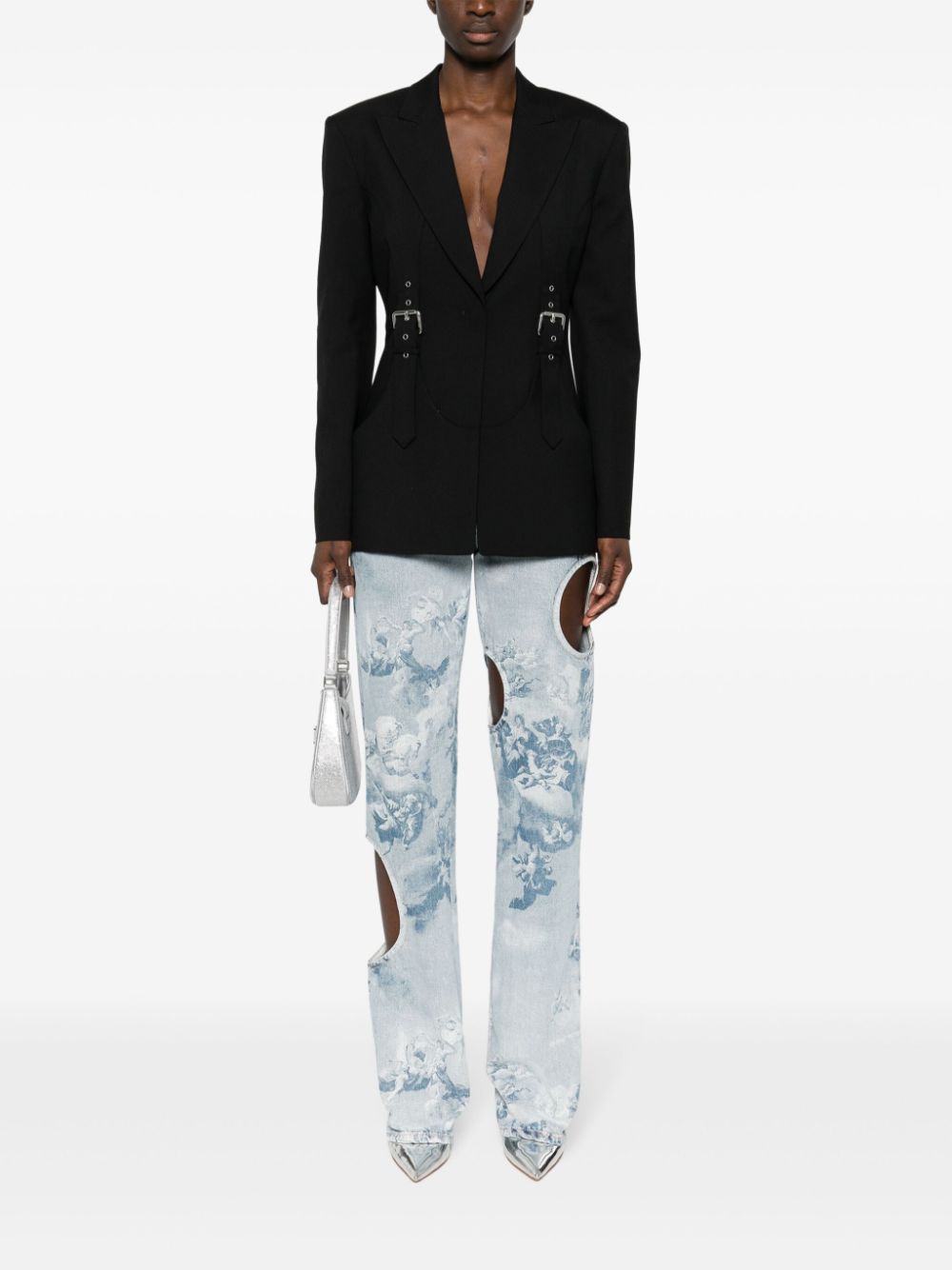 BLUMARINE Blumarine Buckle-Detailed Blazer