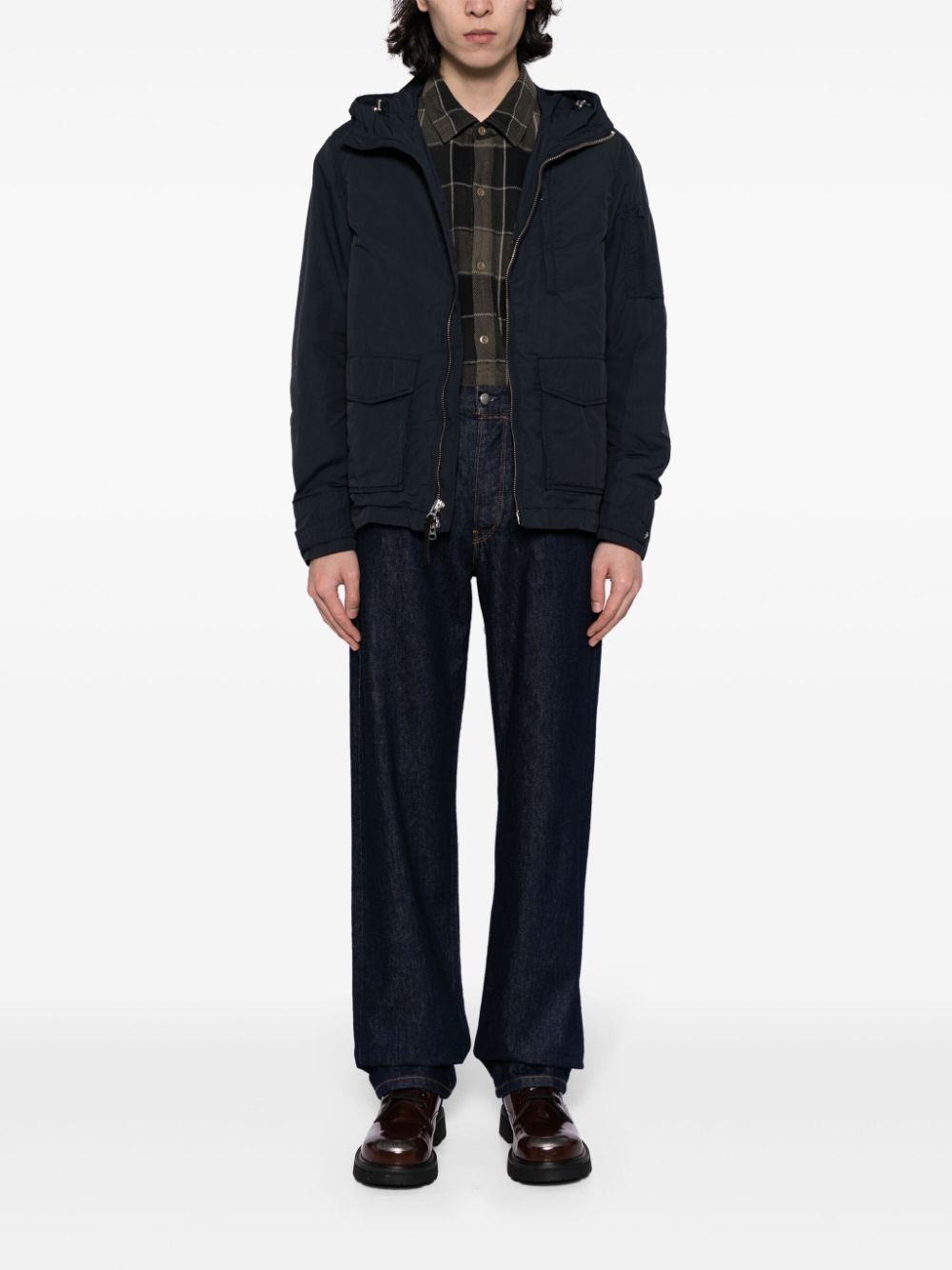 WOOLRICH Hooded Zip-Up Jacket
