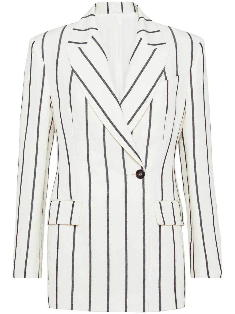 CIRCOLO 1901 Striped Cotton Jacket