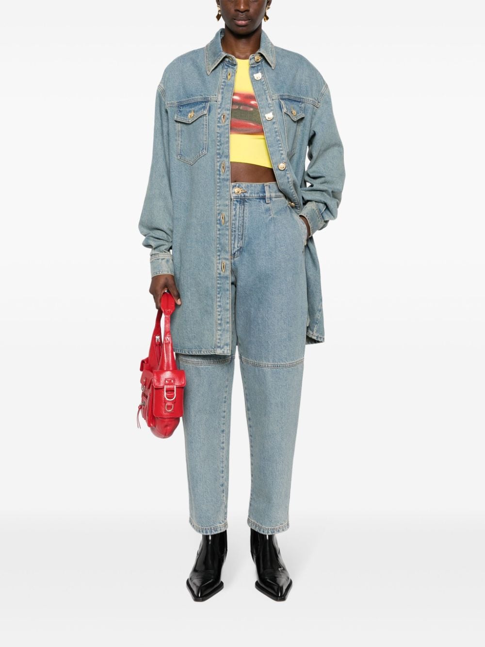 MOSCHINO Denim Mini Dress