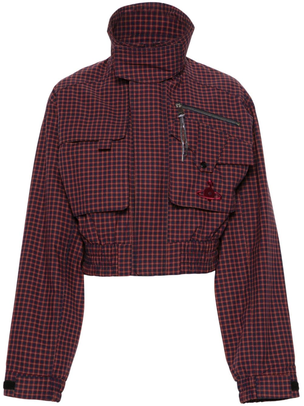 Vivienne Westwood Memphis Cropped Bomber Jacket - Red | Editorialist