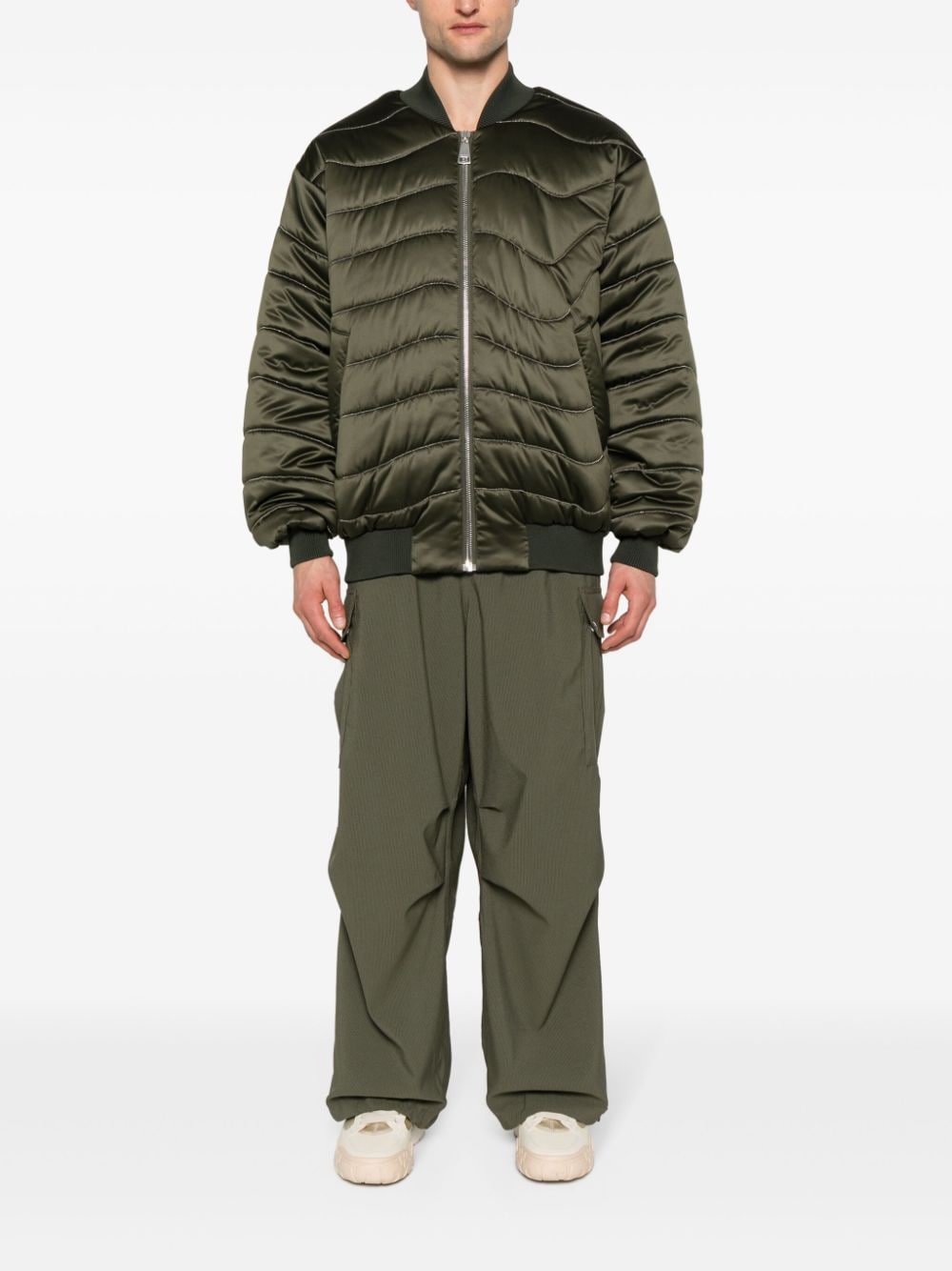 RHUDE RHUDE Pinstripe Straight-Leg Cargo Pants
