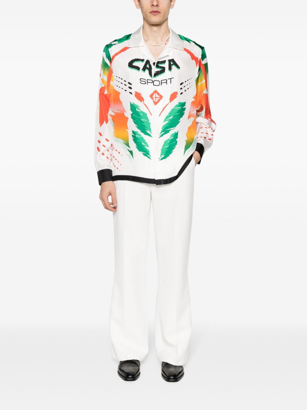 CASABLANCA casa moto silk shirt