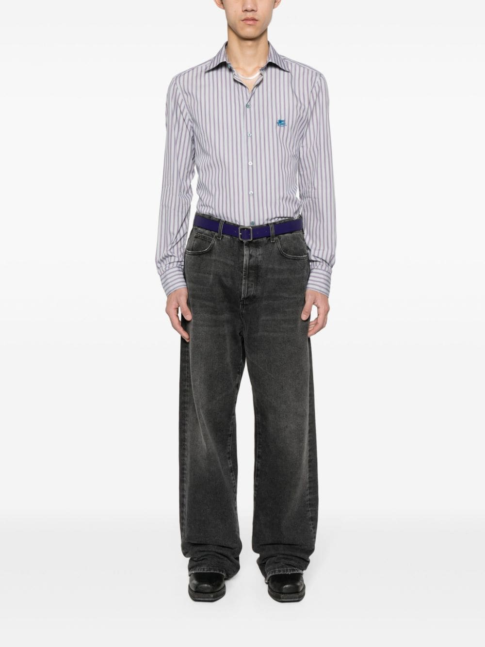 ETRO striped cotton shirt
