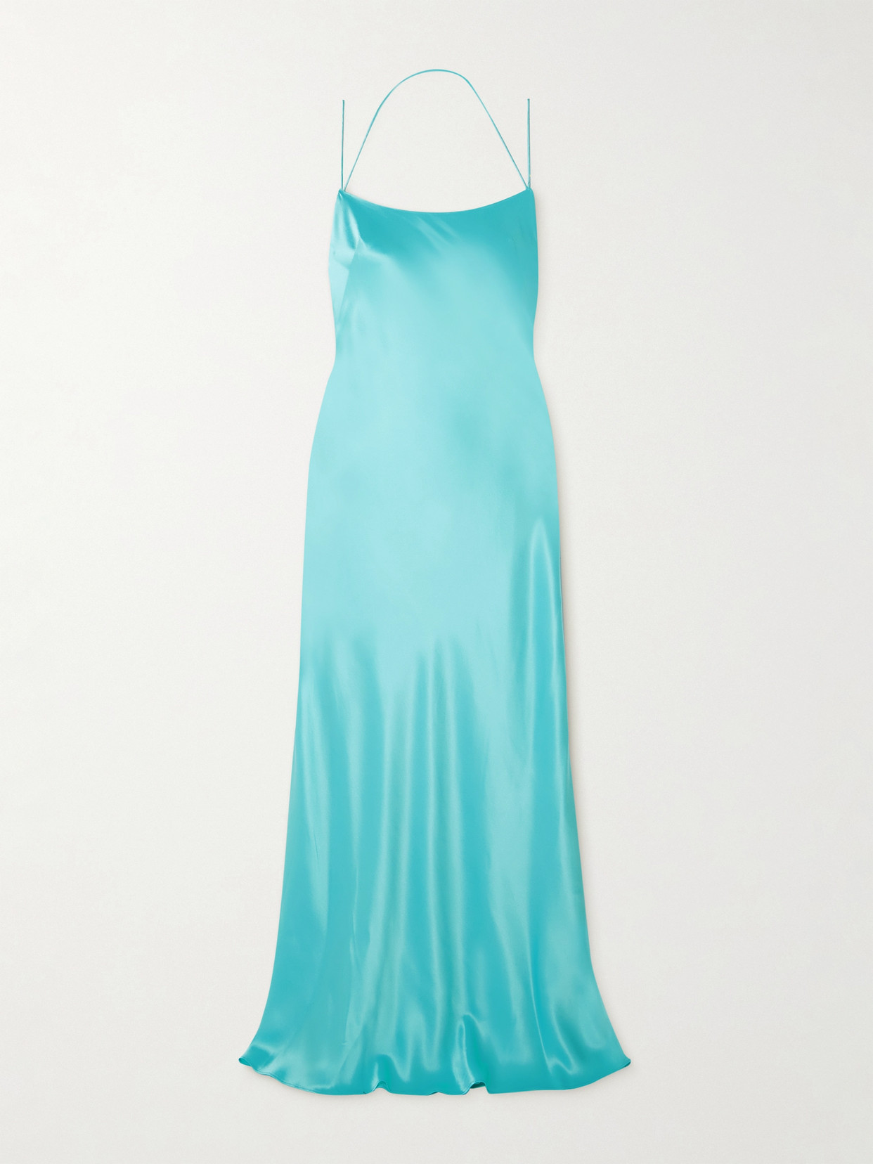 michael lo sordo silk satin maxi dress DRESSES