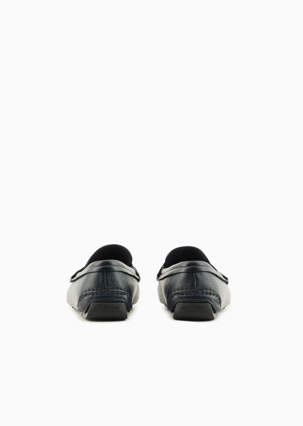 Giorgio Armani Deerskin And Nappa-Leather Loafers  display picture 1