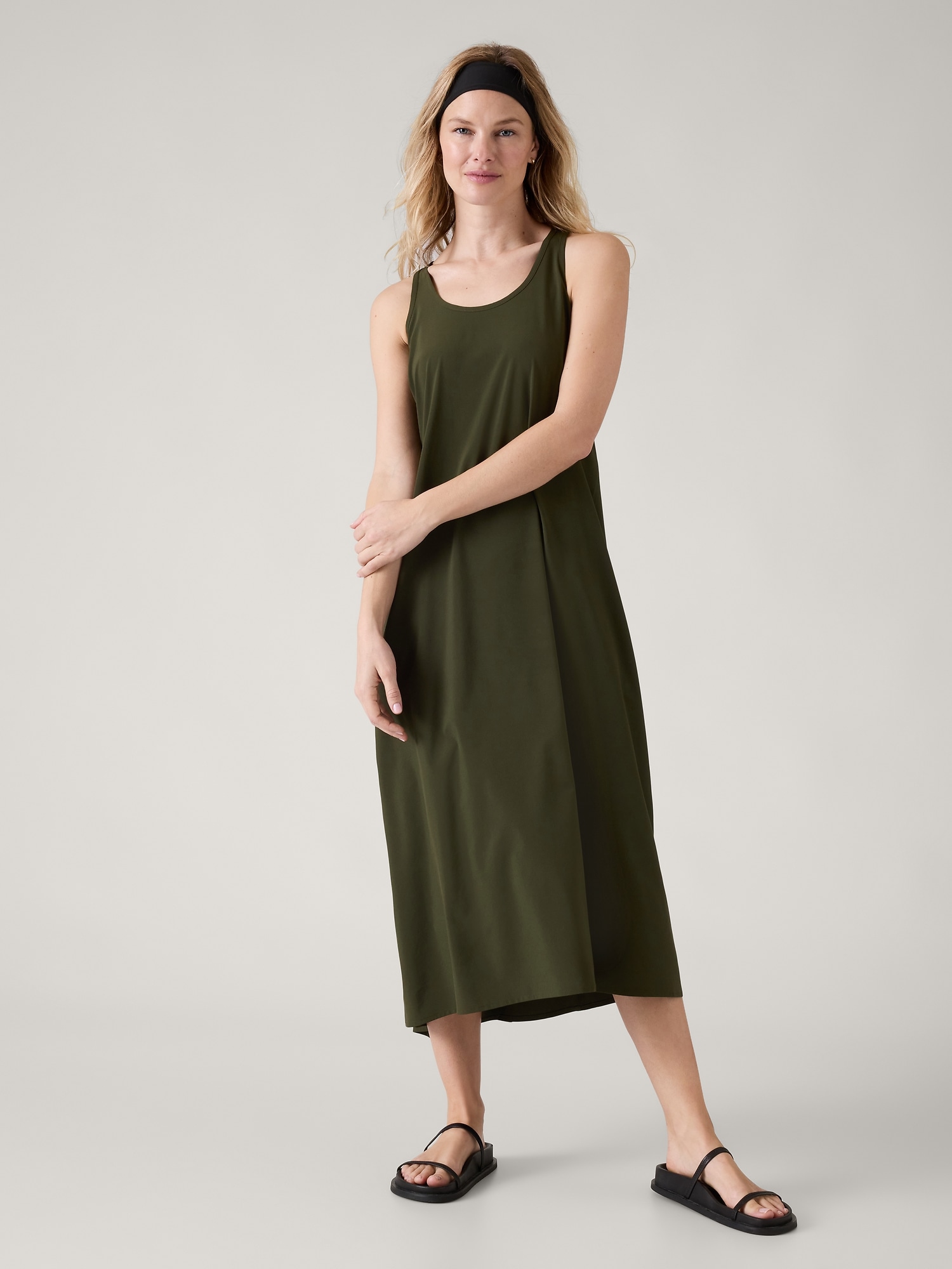 presidio traveler maxi dress The cicadas are deafening  Im normally a large, but I sized down to a medium. @ATHLETA #summerdress Featherweight Stretch is made with recycled polyester and feels light as air FAVE msgoldgirl on LTK