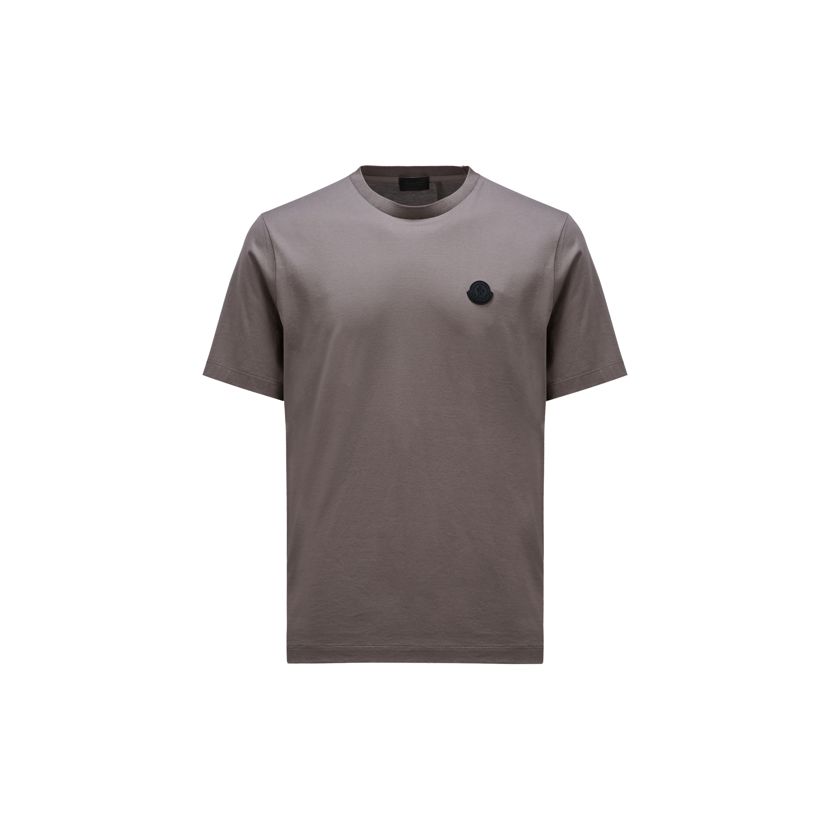 Moncler Vertical Logo T-Shirt - Grey | Editorialist