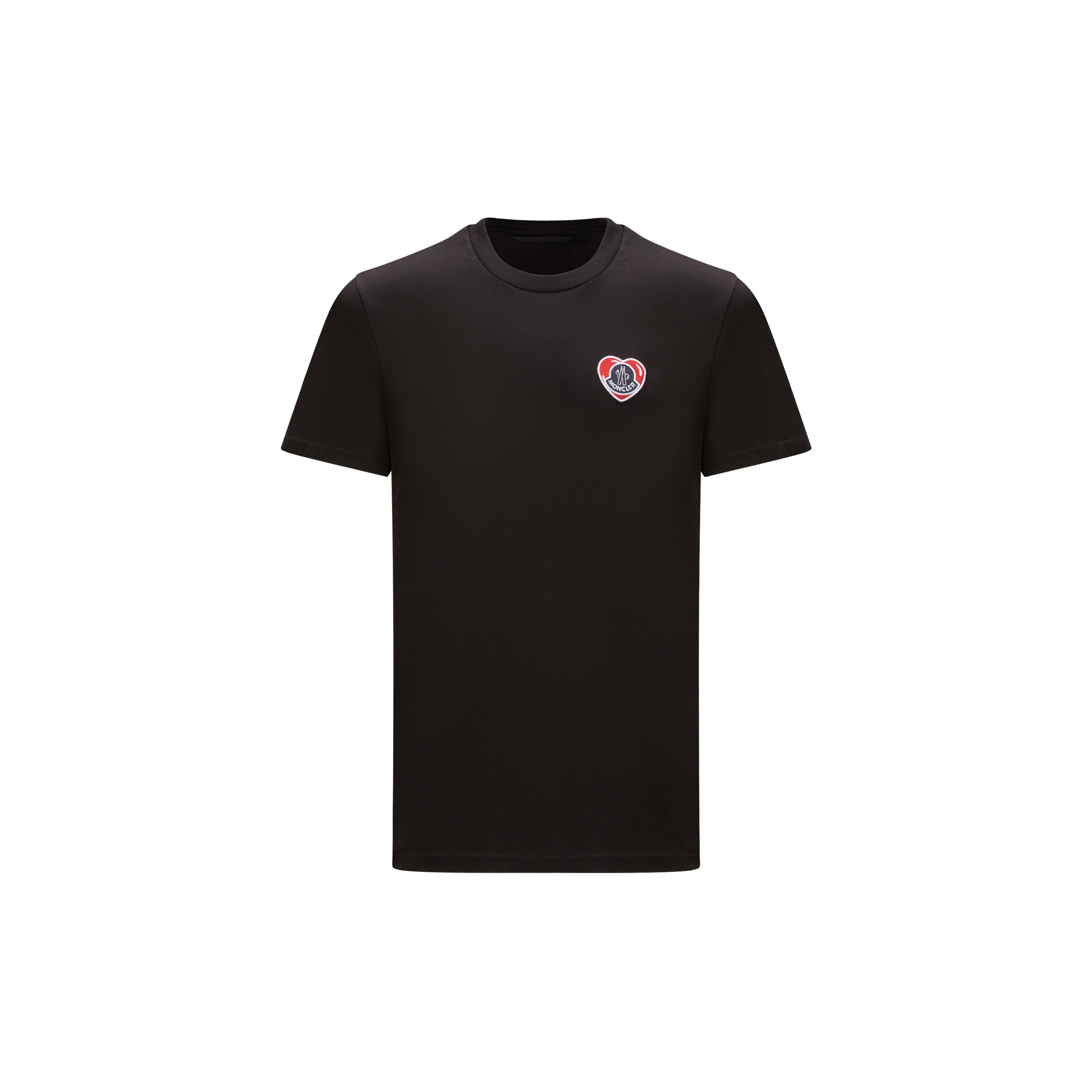 Moncler Heart Logo T-Shirt - Black | Editorialist