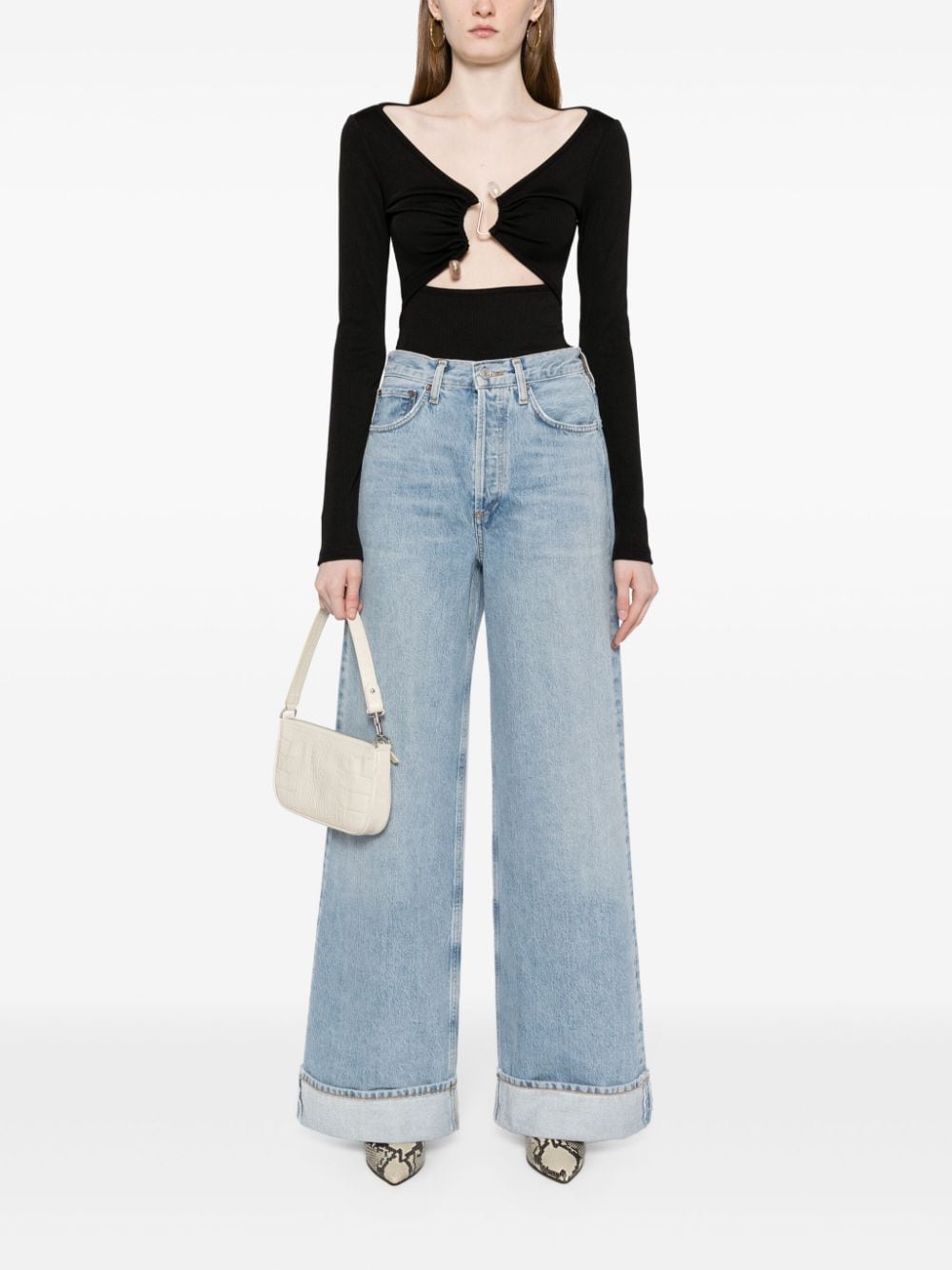 AGOLDE AGOLDE Dame High-Rise Wide-Leg Jeans