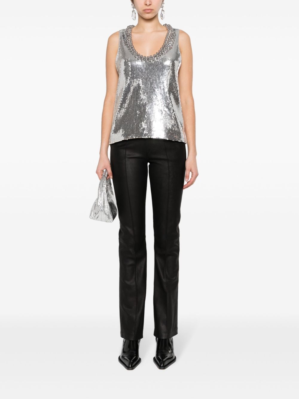 PACO RABANNE Sequin-Embellished Top