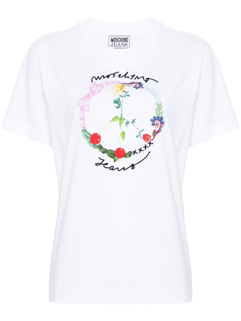 MOSCHINO MOSCHINO JEANS Logo Cotton T-Shirt