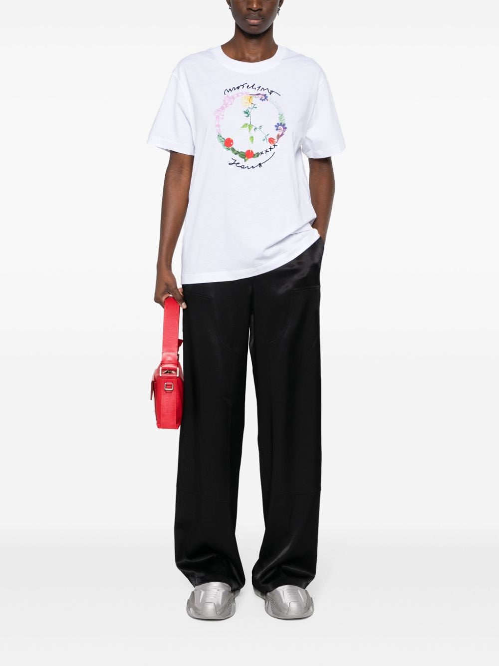 MOSCHINO MOSCHINO JEANS Logo Cotton T-Shirt