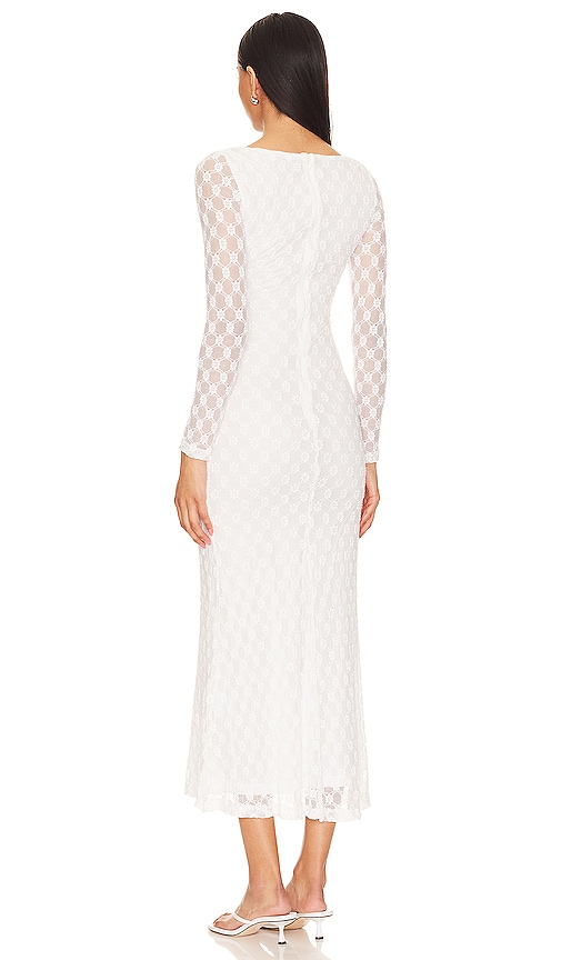 Bardot Adoni Lace Midi Dress White