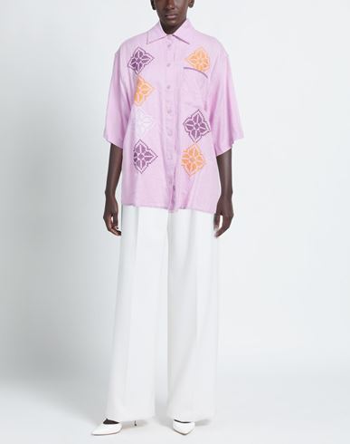 SANDRO SANDRO Woven Embroidered Shirt