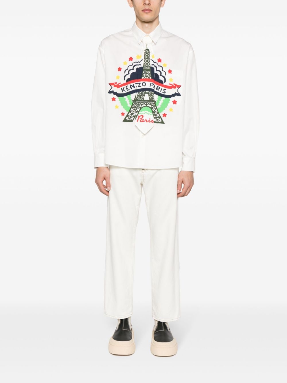 KENZO Kenzo Asagao Cropped Jeans