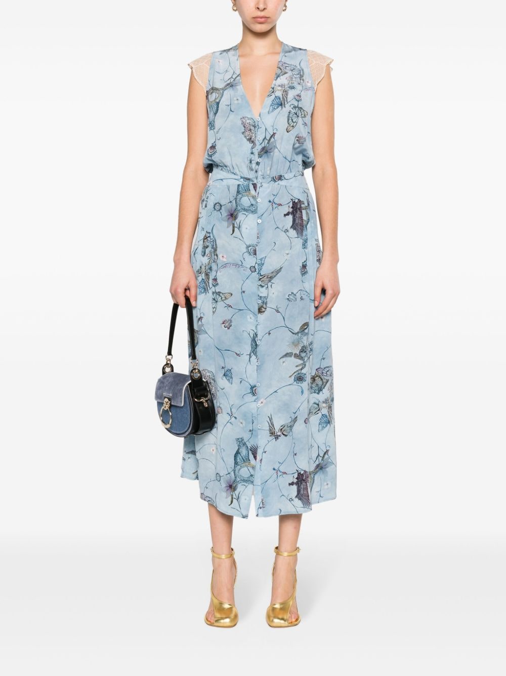 ZADIG&VOLTAIRE Zadig&Voltaire Rolanys Silk Midi Dress