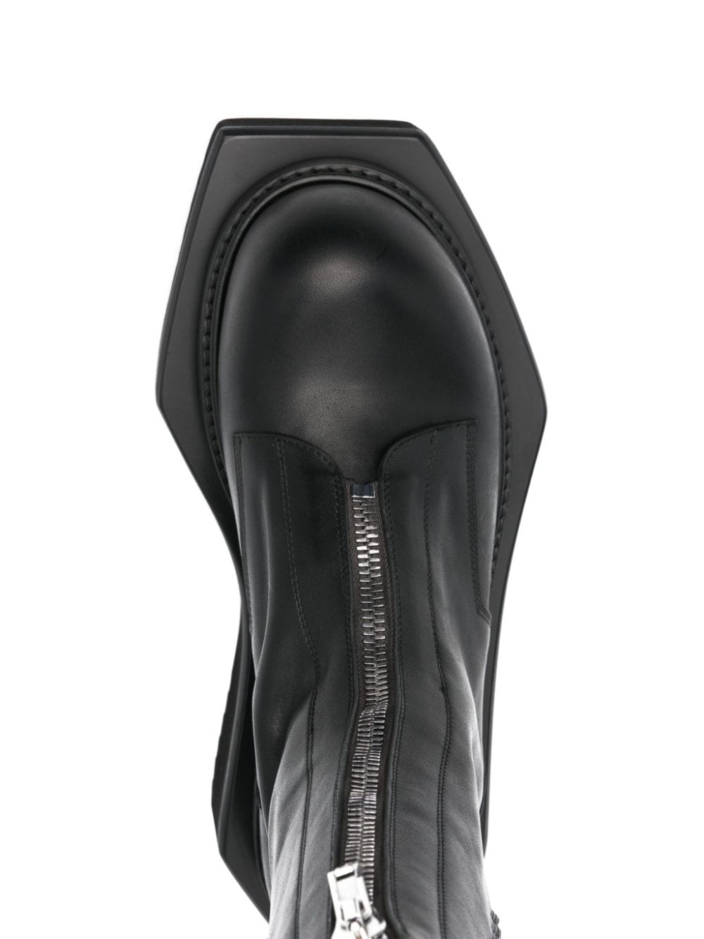Rick Owens Moto Cyclops Boots In Black - 25% Off | Editorialist
