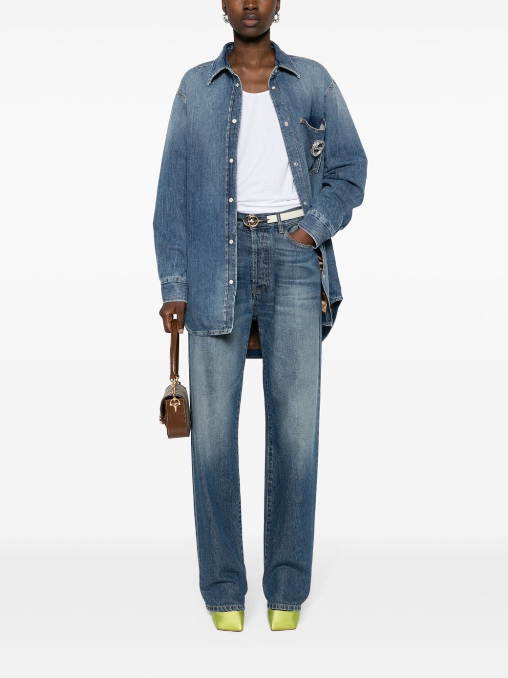 GUCCI Gucci Interlocking G Denim Jacket