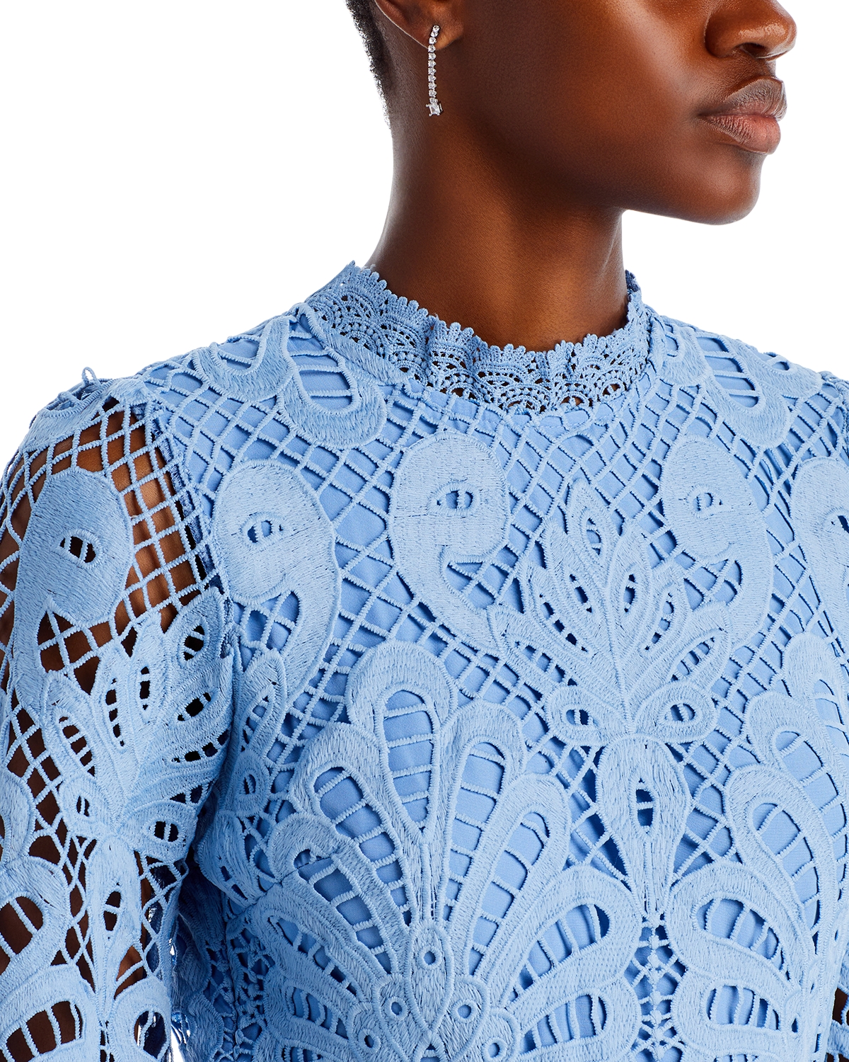 chinese dress ladies Aqua Lace O Ring Dress XL – Outlet Designers