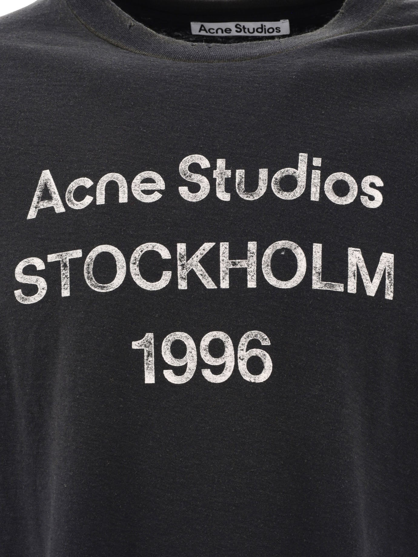 Acne Studios Stockholm 1996 T Shirt - Black | Editorialist
