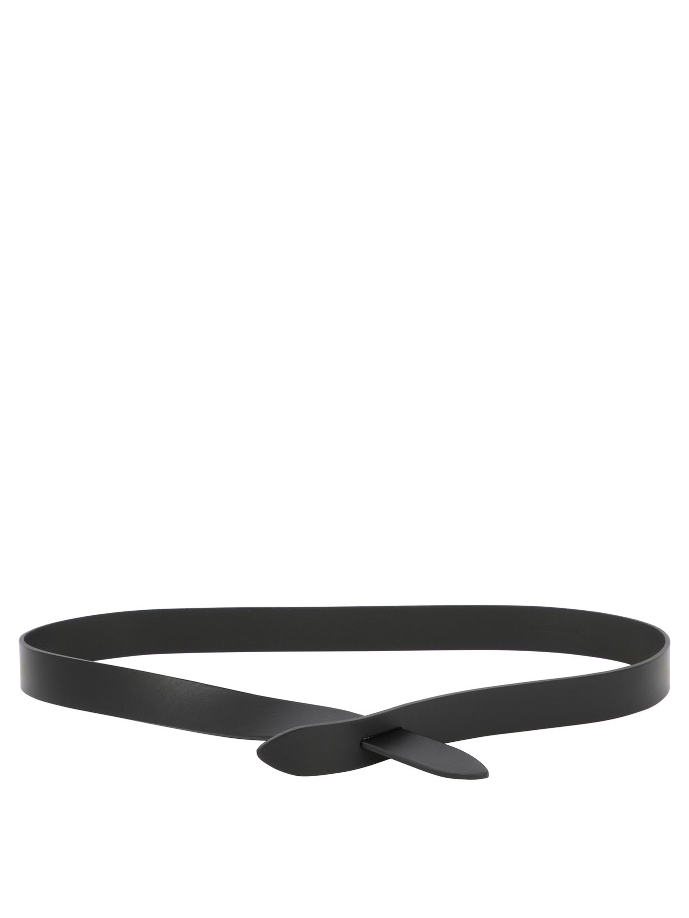 Isabel Marant éToile Lecce Leather Belt - Black | Editorialist display picture 3
