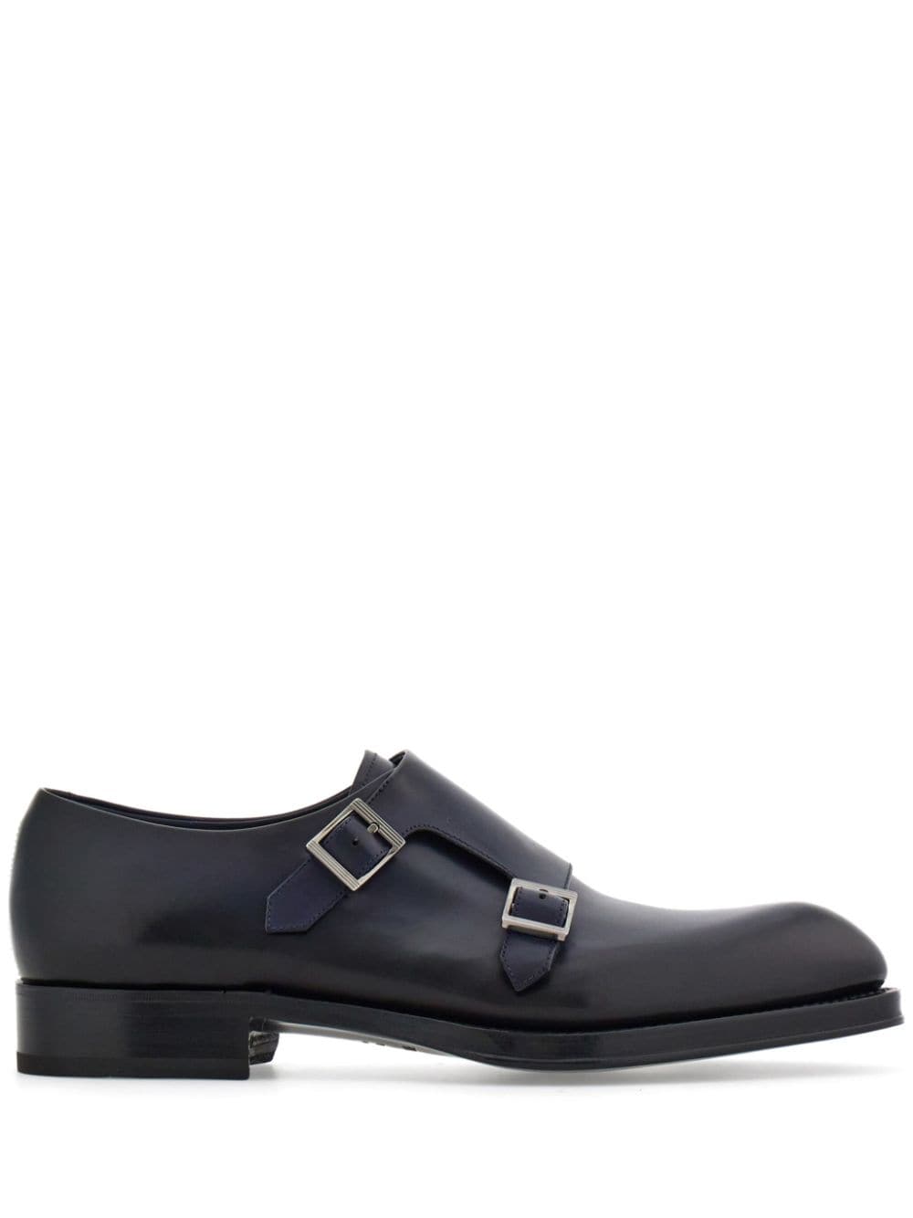 Ferragamo Tramezza double monkstrap black leather dress shoe - Size 8.5 Tramezza double monkstrap - Men | Ferragamo main image 4