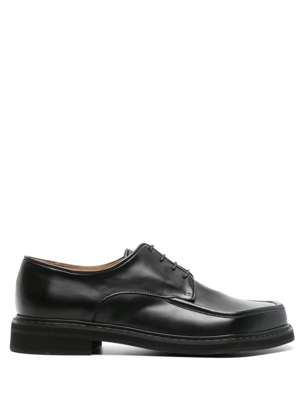 Magliano Monster Superleggera Leather Derby Shoes In Black - 50