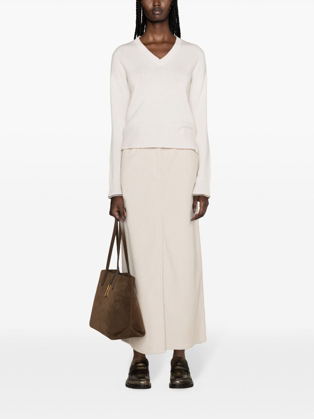 BRUNELLO CUCINELLI Corduroy Maxi Skirt