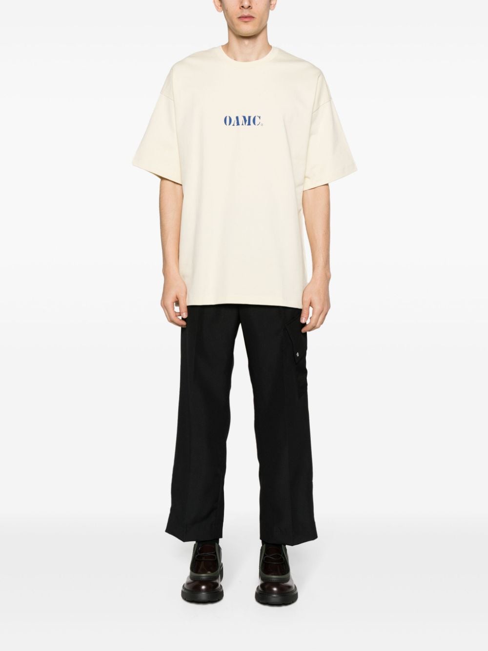 OAMC logo-print organic cotton t-shirt