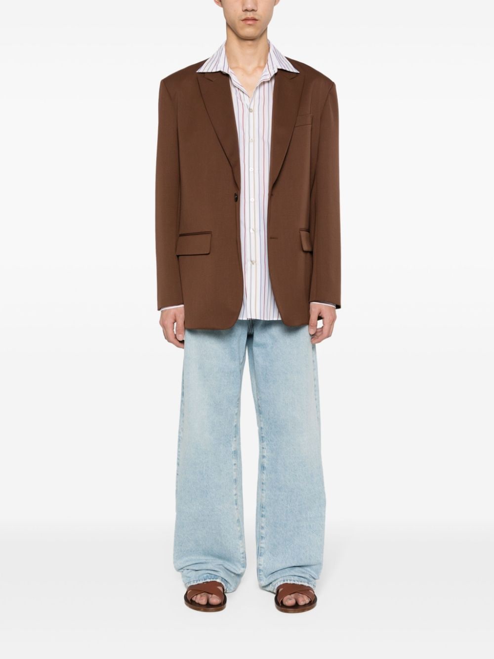 ETRO pegaso striped cotton shirt