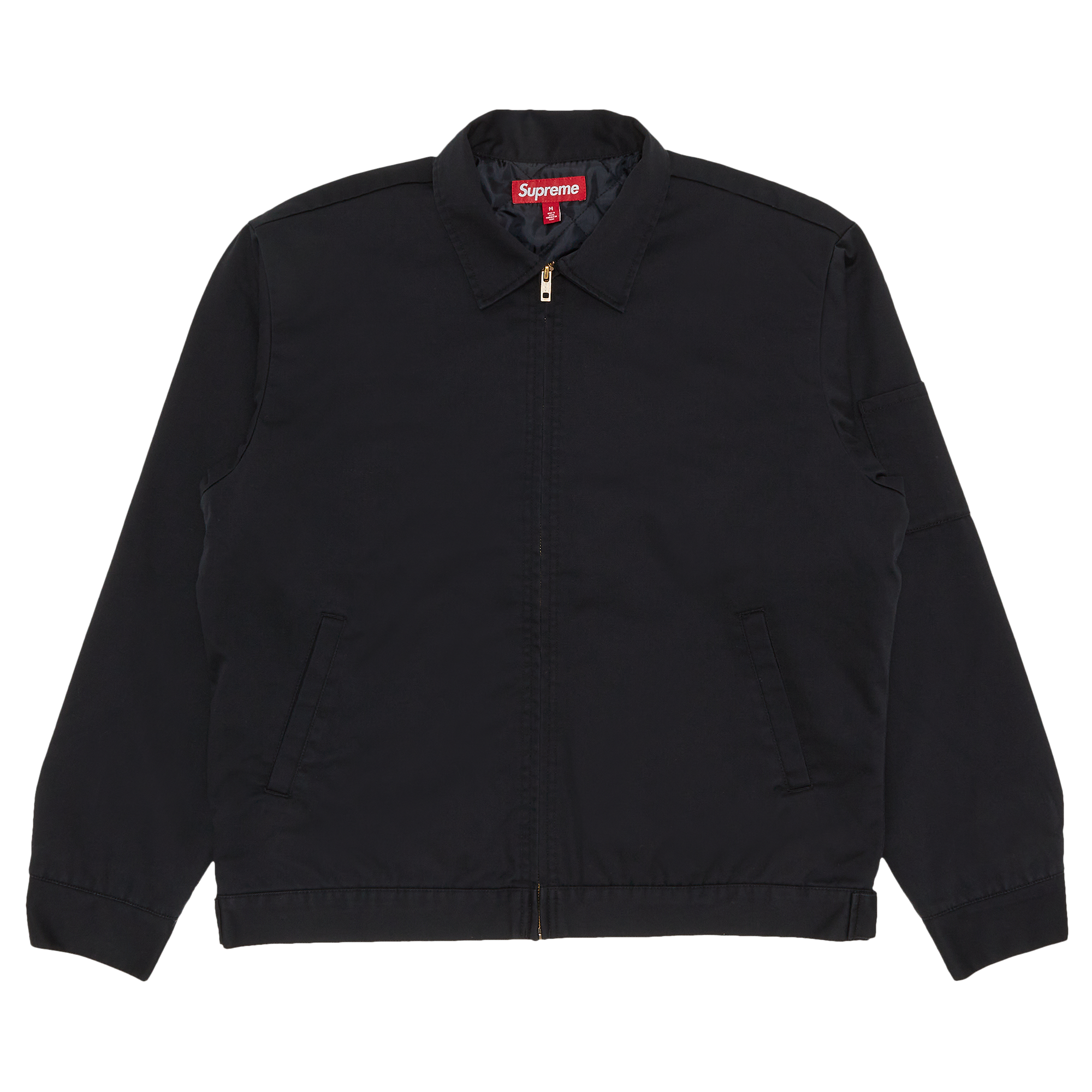 Supreme Peace Embroidered Work Jacket - Blue | Editorialist