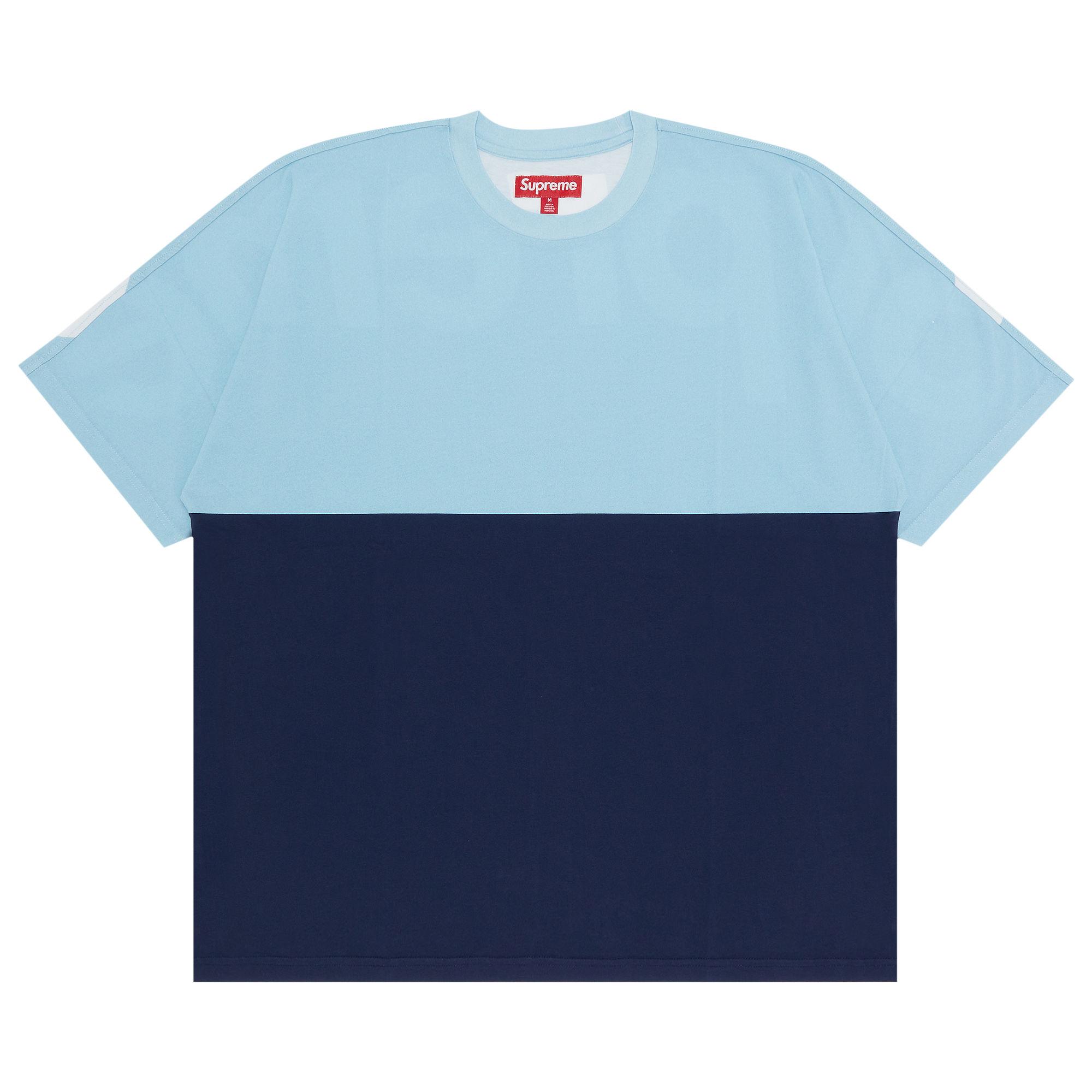 Supreme Split Short-Sleeve Top - Blue | Editorialist