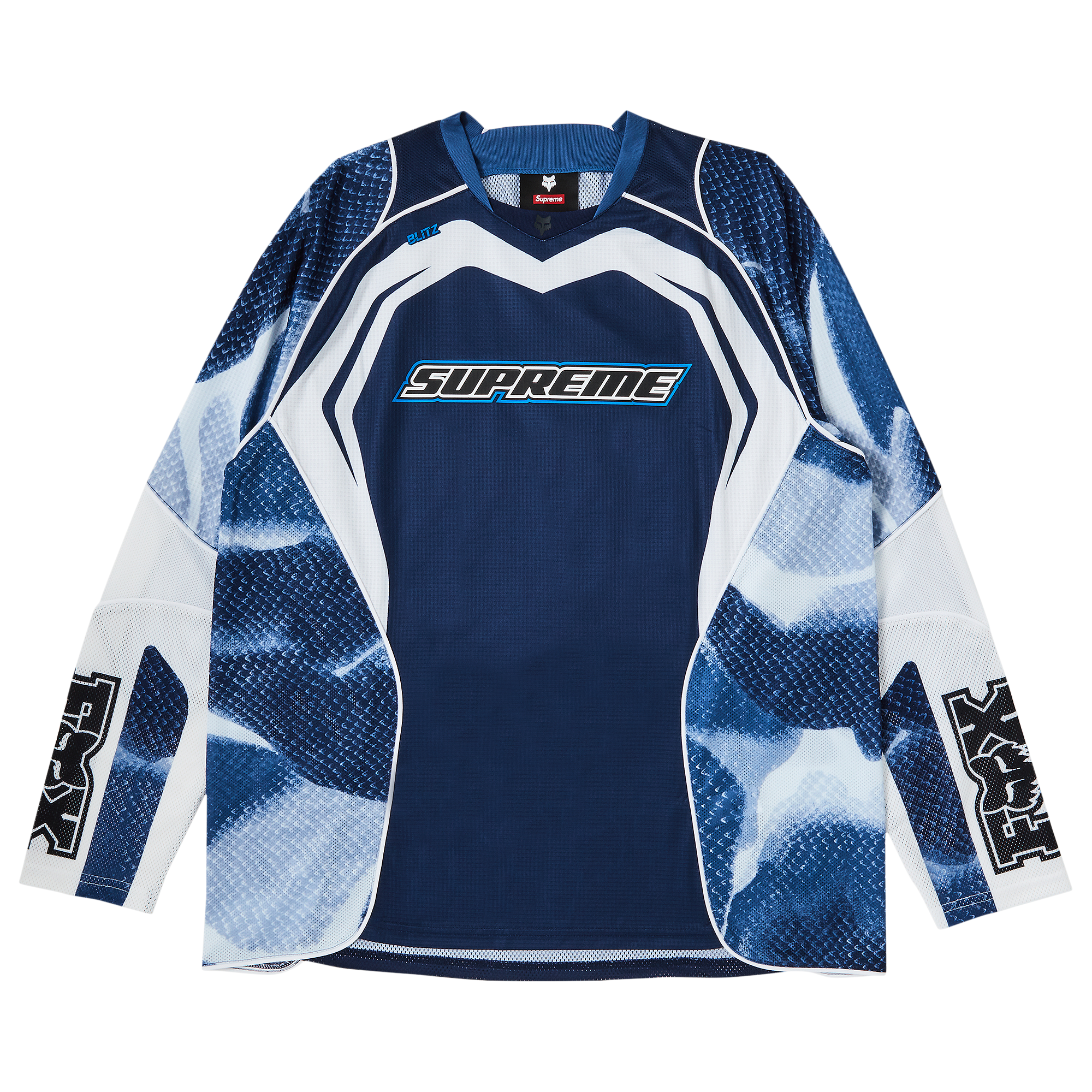 Supreme X Fox Racing Jersey - Blue | Editorialist