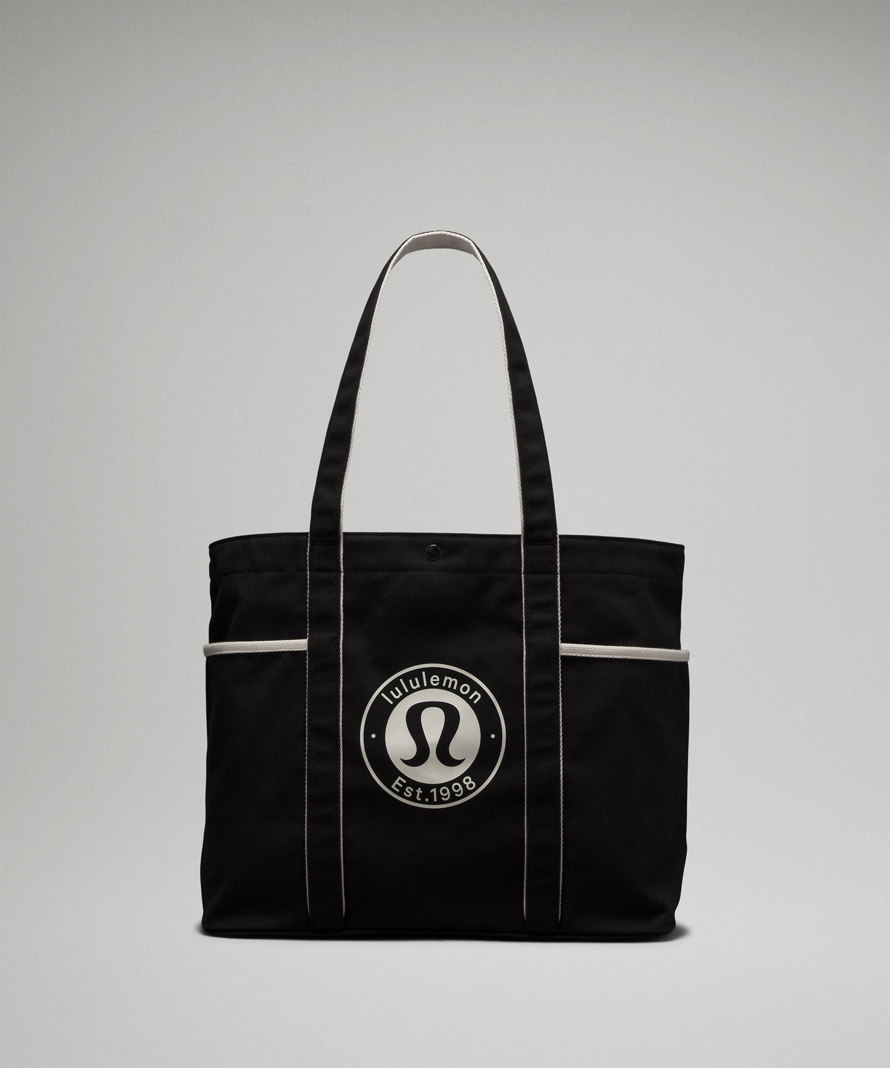 lululemon Multi-Pocket Nylon Tote Bag - Black lululemon Multi-Pocket Nylon Tote Bag - Black