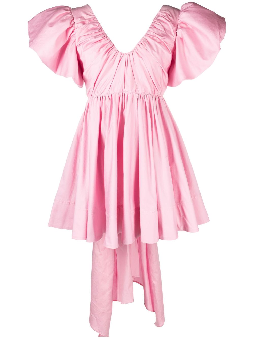 aje pink bow dress Scarlett Mini Dress-MAGENTA / 6