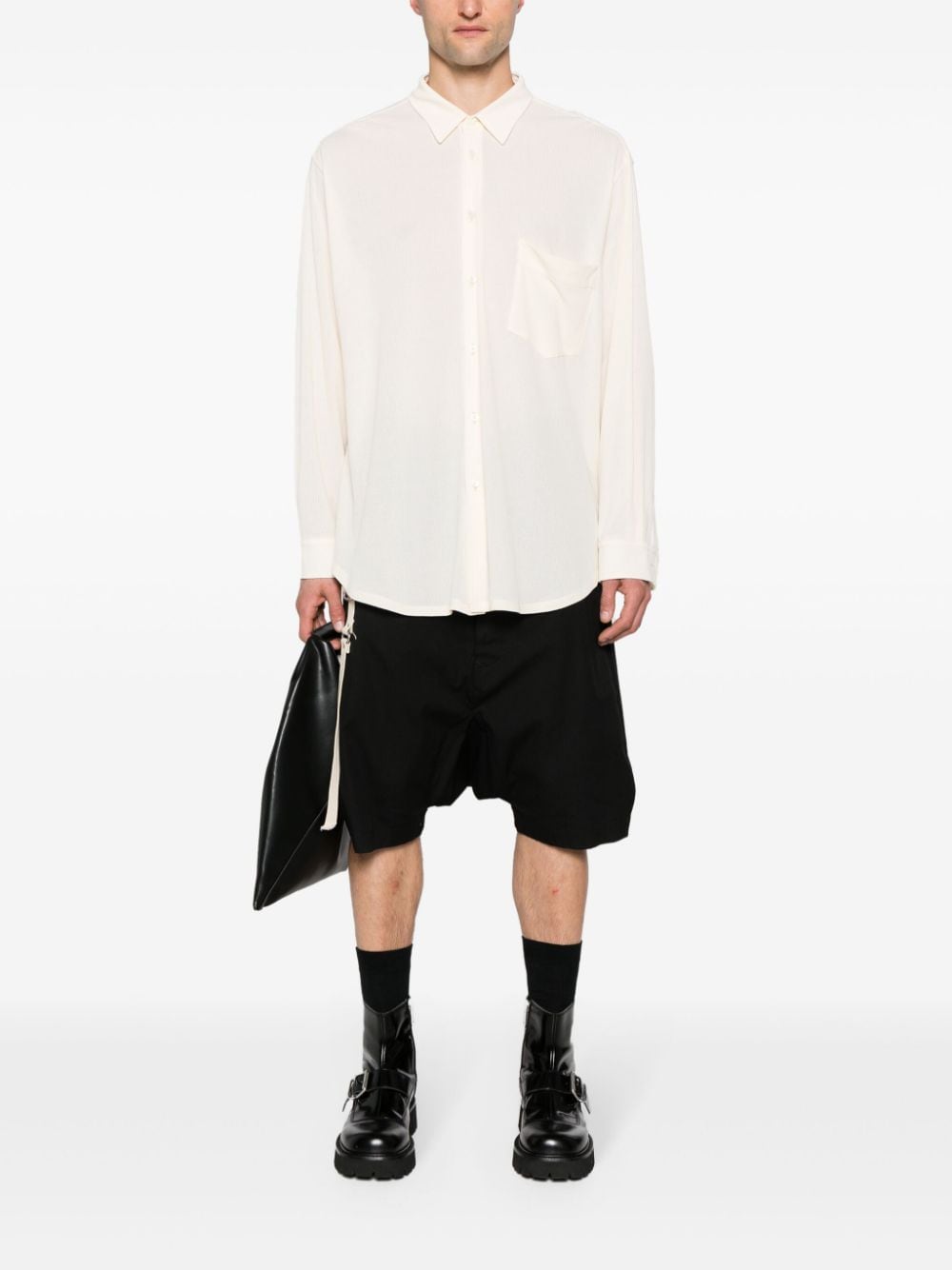 MAGLIANO intimo log-sleeve ribbed shirt