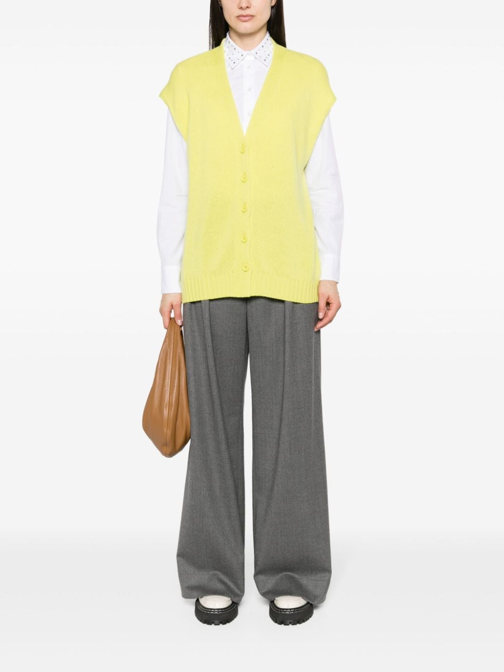 FABIANA FILIPPI Fabiana Filippi V-Neck Cashmere Vest