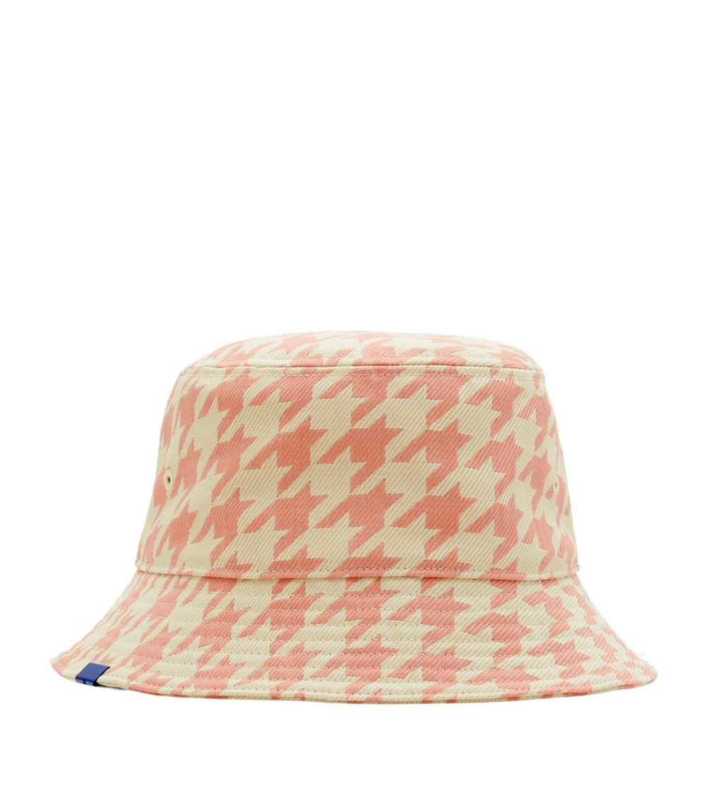Burberry Houndstooth Bucket Hat - Neutrals | Editorialist display picture 3