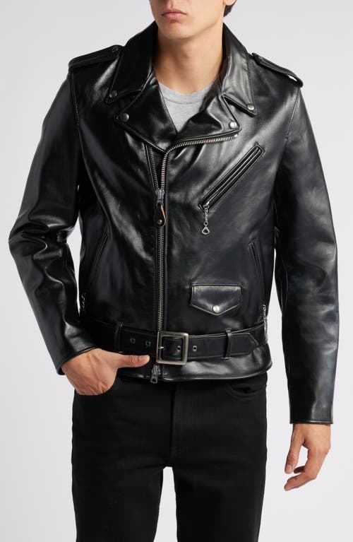 Supreme X Schott The Crow Perfecto Leather Jacket - Black