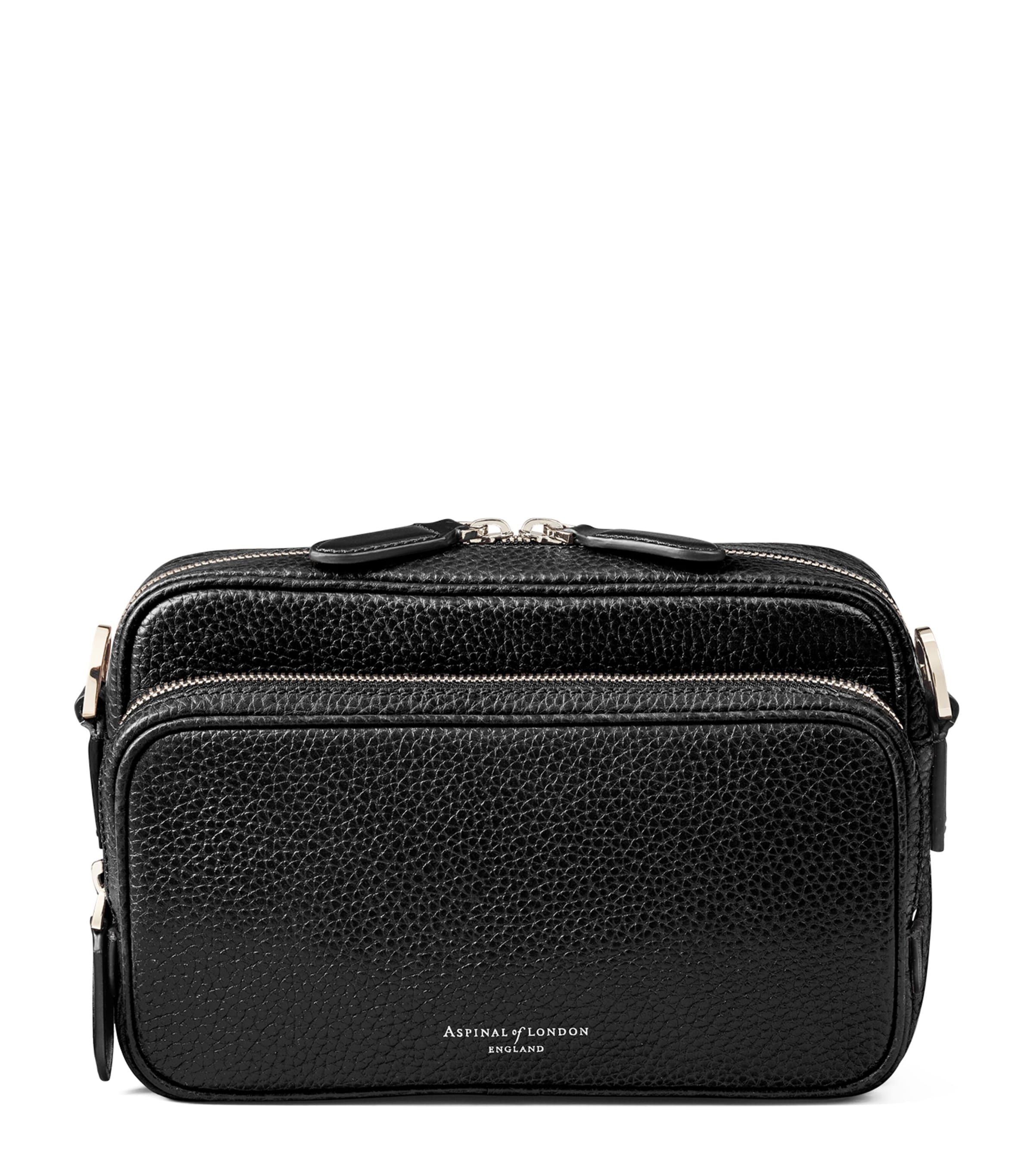 ASPINAL OF LONDON Leather Reporter East West Messenger Bag