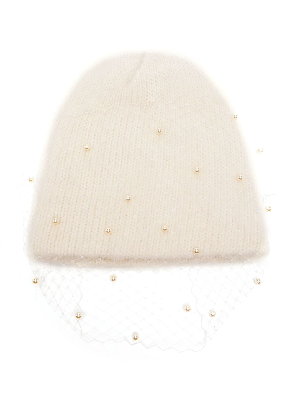 Jennifer Behr Veil Beanie Neutrals Editorialist