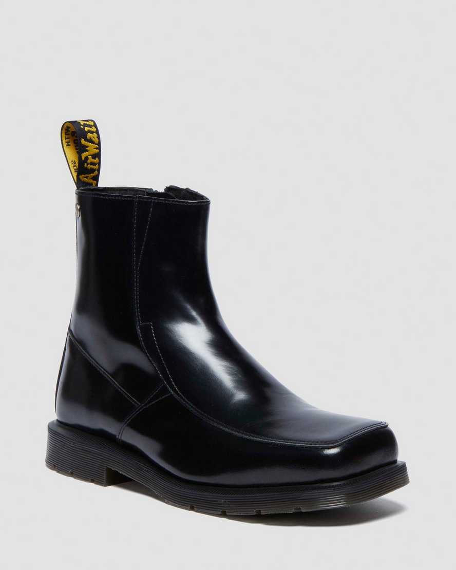 Dr. Martens Durrow Zip （UK9） サイドジップ　黒 Dr. Martens Durrow Zip Leather Chelsea Boots In Black - 21% Off