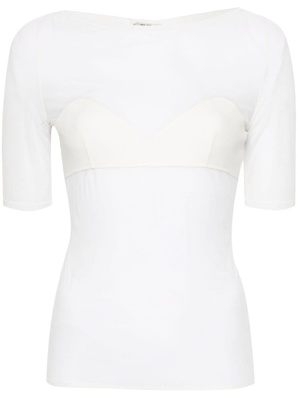 NENSI DOJAKA Nensi Dojaka Triangle-Bra Jersey T-Shirt